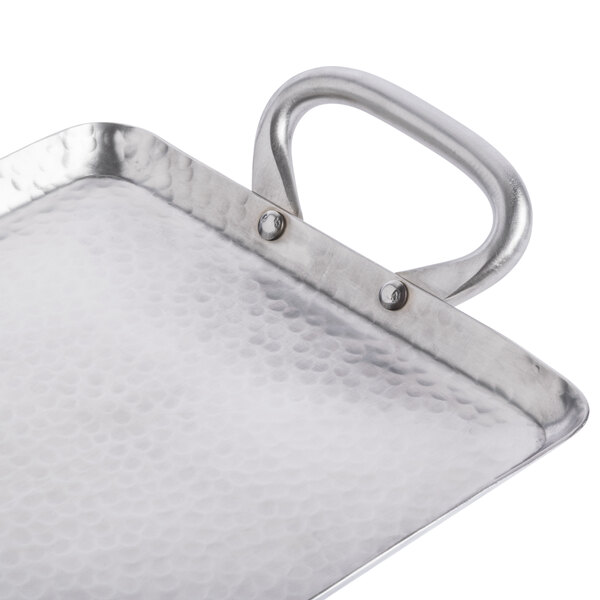 American Metalcraft G21 21 3/4" x 9" Small Rectangular Hammered ...