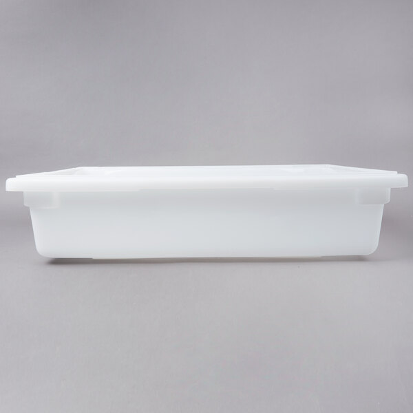 Carlisle 1064102 StorPlus 26" x 18" x 6" White Food Storage Box