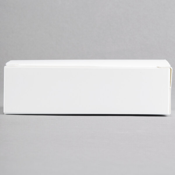 4 1/2" x 3 1/2" x 1 1/4" 1-Piece 1/4 lb. White Candy Box - 250/Case