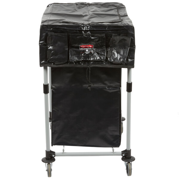 Rubbermaid Laundry Cart, 4 Bushel Deluxe Collapsible X-Cart with Black ...