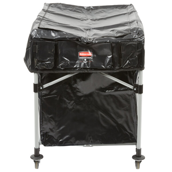Rubbermaid Laundry Cart, 8 Bushel Deluxe Collapsible X-Cart with Large ...