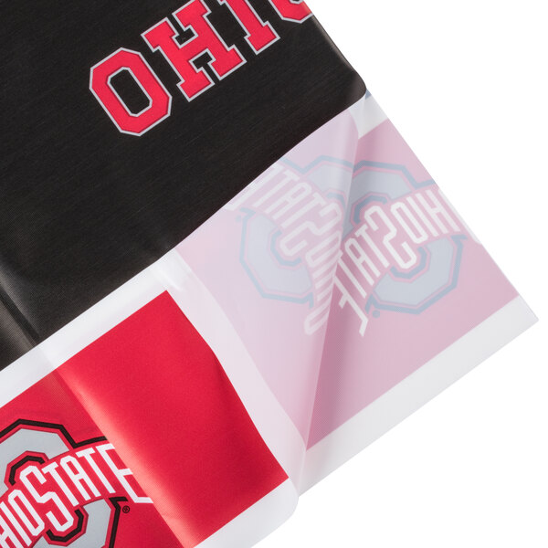 Creative Converting 318563 54" x 108" Ohio State University Plastic ...