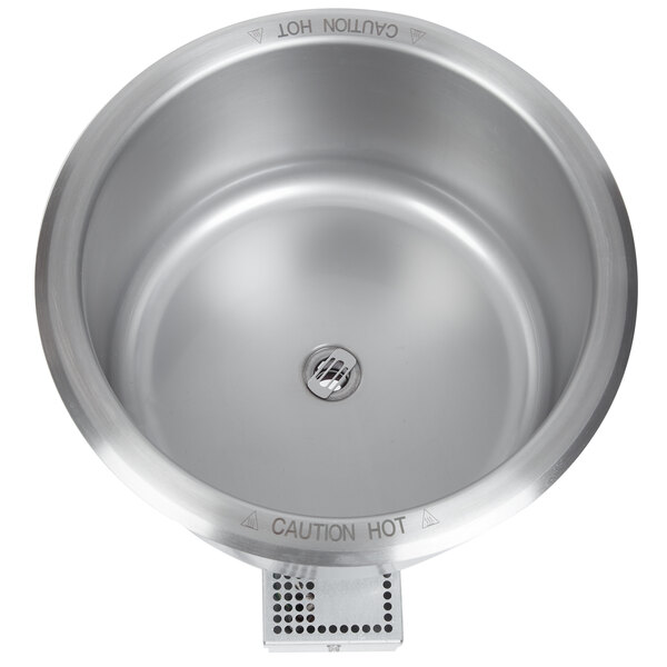 Hatco HWB-11QTD 11 Qt. Single Drop In Round Heated Soup Well with Drain ...