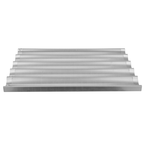 Chicago Metallic 49035 5 Loaf Glazed Uni-Lock Aluminum Baguette ...