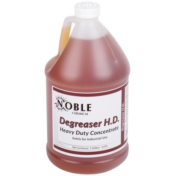 Noble Chemical 1 Gallon / 128 oz. Heavy Duty Degreaser - 4/Case
