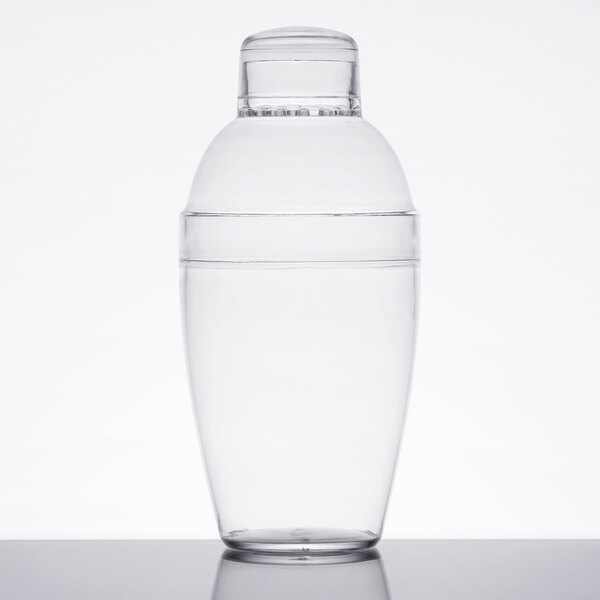 Fineline 4102-CL Quenchers 10 oz. Clear Plastic Shaker