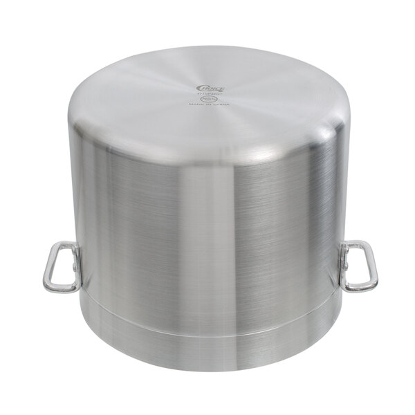 Choice 32 Qt. Standard Weight Aluminum Stock Pot
