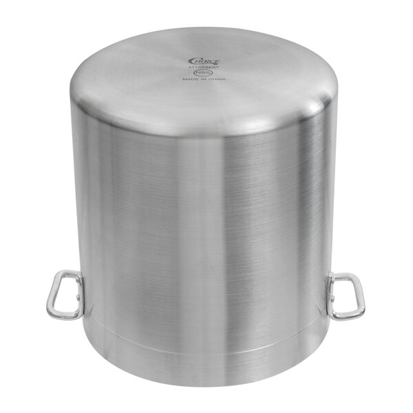 Choice 24 Qt. Standard Weight Aluminum Stock Pot