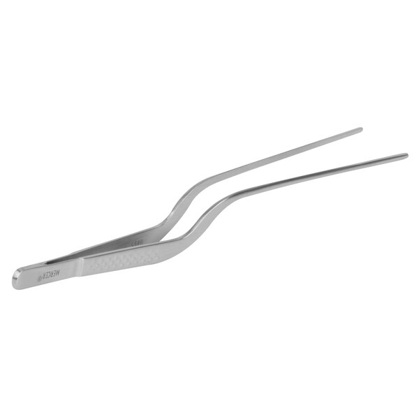 Mercer Culinary M35237 Precision Plus 7 7/8" Offset Plating Tongs