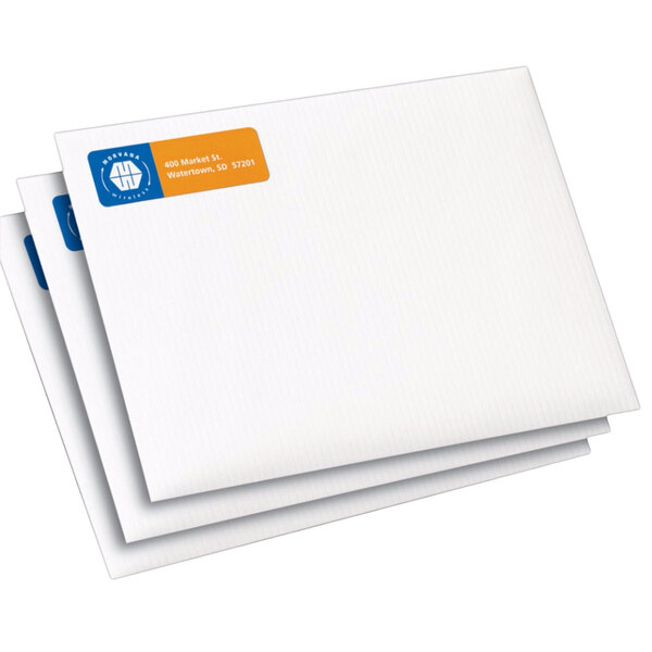 Avery 6870 3 4 X 2 1 4 White Print to the Edge Return Address Labels 