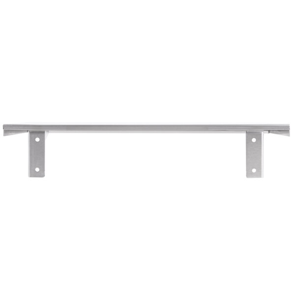 Bobrick B-295 x 16 Stainless Steel Shelf with Satin Finish - 16" x 5"
