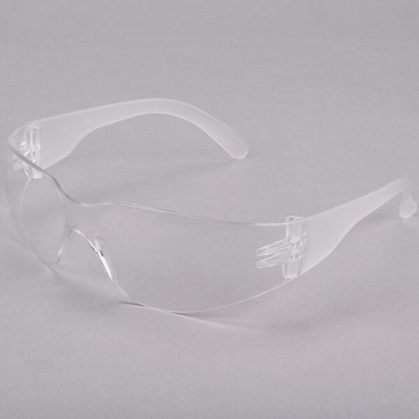 Safety Glasses - Scratch Resistant, Clear | WebstaurantStore
