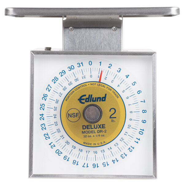 Edlund DR-2 OP Premier Series Light Duty 32 oz. Portion Scale with 7" x ...