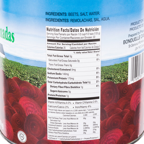 Sliced Beets - #10 Can