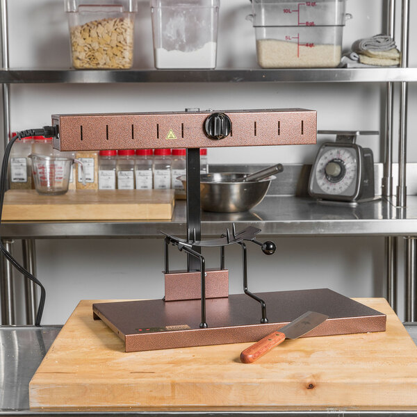 Bron Coucke RACL02 1/2 Round Cheese Raclette Machine - 120V, 900W