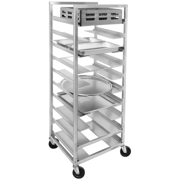 Channel UR-111/S Aluminum Mobile Universal Rack - 6 Pan