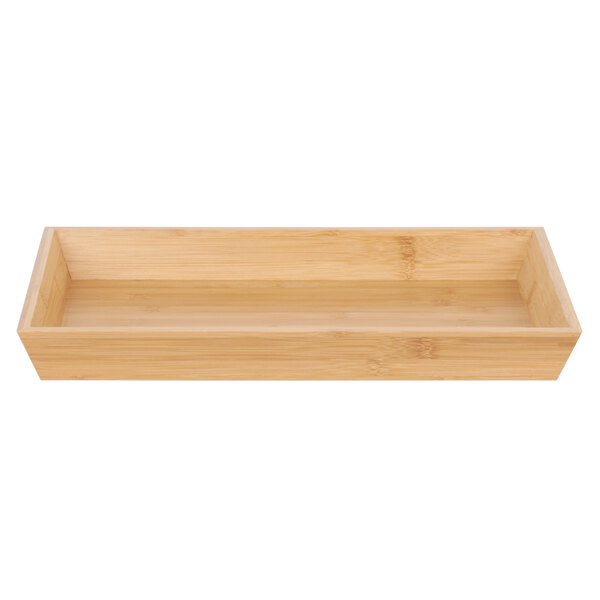 Clipper Mill by GET BAMTRY-01 Rectangular Bamboo Tray - 18" x 12" x 2"