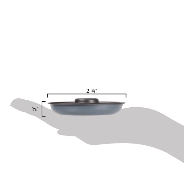 Matfer Bourgeat 332621 Exopan Steel 2 3/4" x 5/8" Non-Stick Open ...