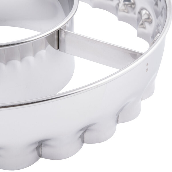 Ateco 14428 2" Stainless Steel Jumbo Frill / Ruffle Cutter