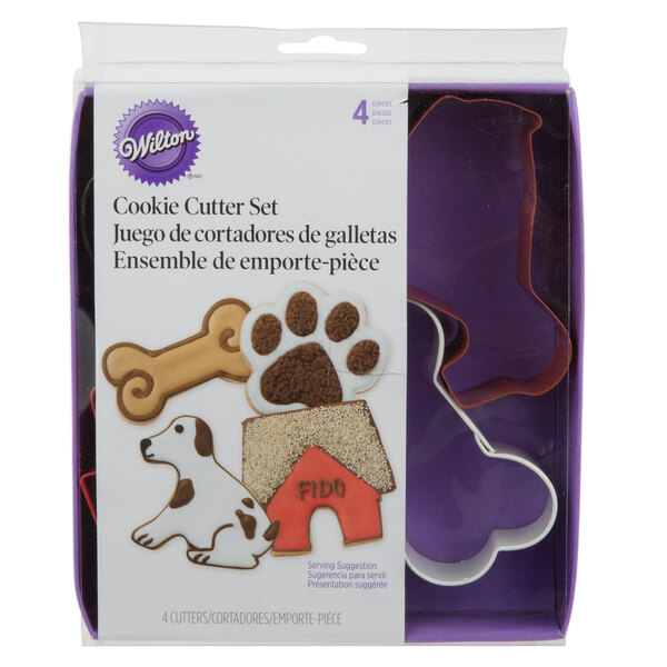 Wilton Dog Cookie Cutters | Wilton 2308-0910 Pets Cookie Cutter Set