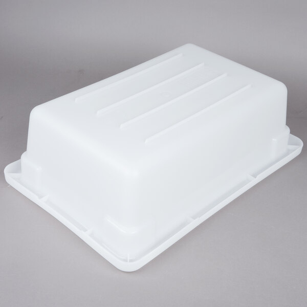 Choice 18" x 12" x 6" White Plastic Food Storage Box