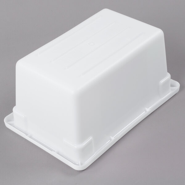 Choice 18" x 12" x 9" White Polyethylene Food Storage Box