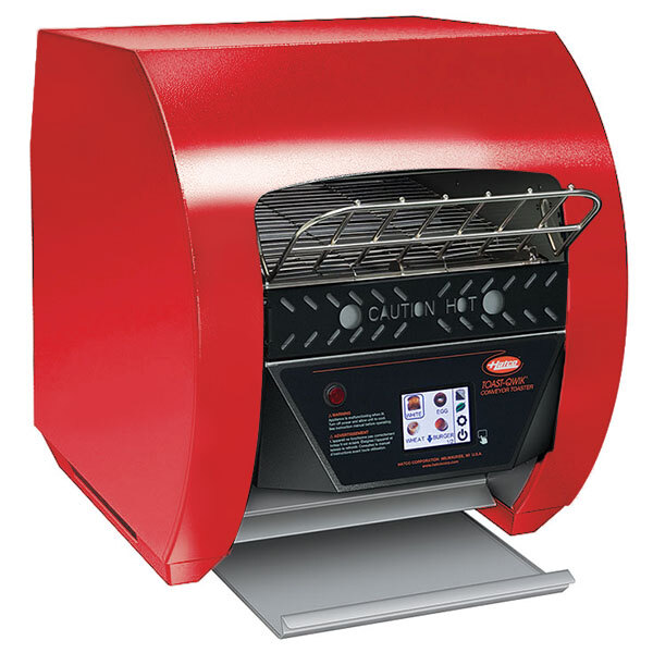 Hatco TQ3-400 Toast-Qwik Red Conveyor Toaster with 2" Opening and ...
