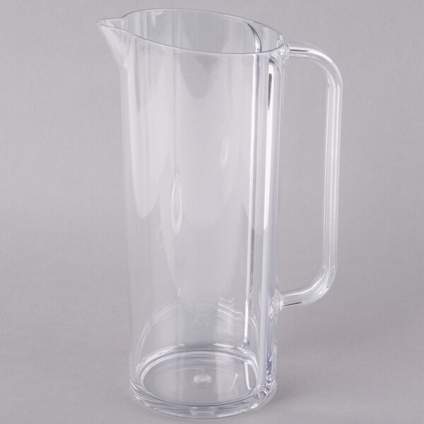 Tablecraft PP322FIN 2 Qt. Plastic Pitcher with Infusion Chamber