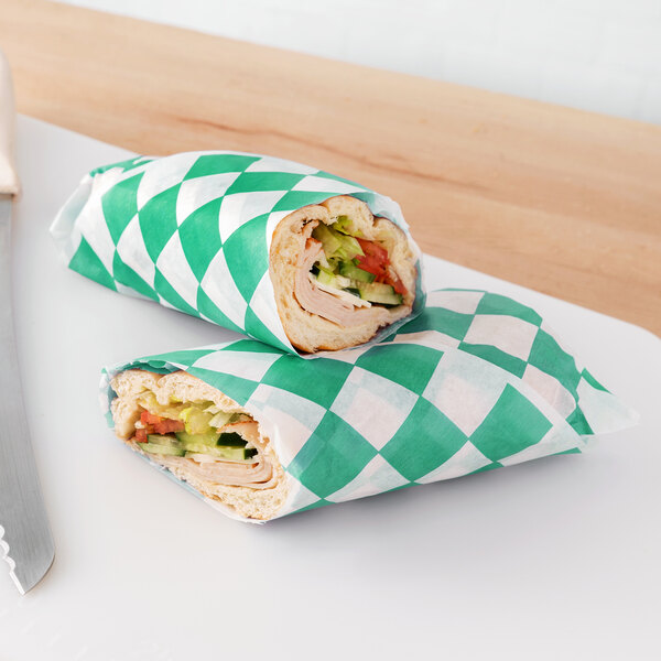 Sandwich Paper Wrap - 4000/Case | WebstaurantStore