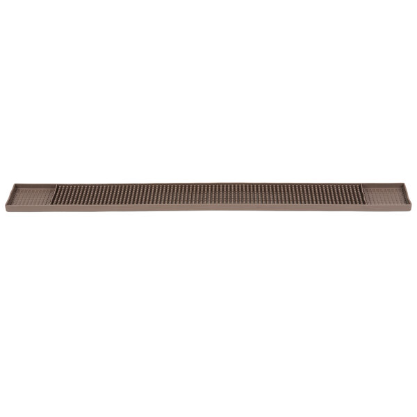Choice 3 1/4" x 27" Brown Bar Mat
