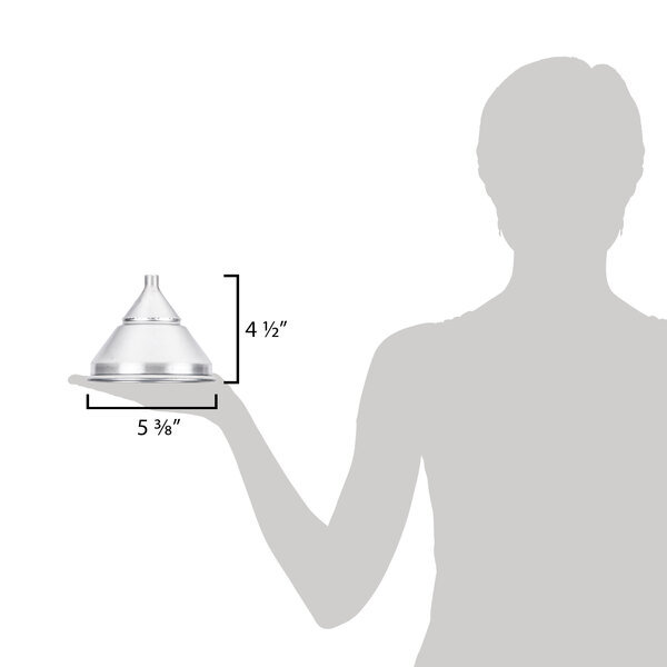 American Metalcraft 524ST Strainer Funnel - 1 Pt.