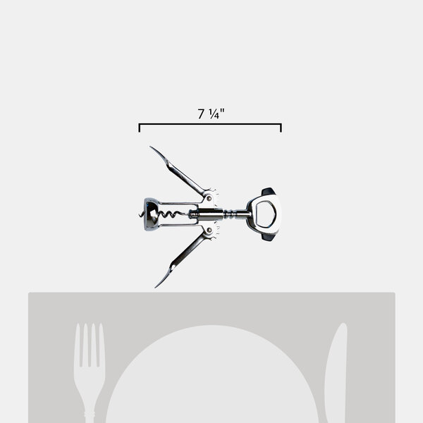 Ultimo Chrome-Plated Wing Corkscrew