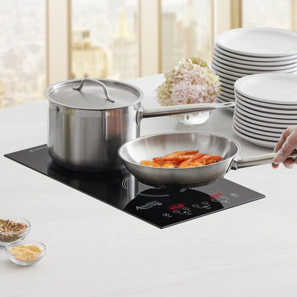 Avantco ID18DB Drop-In / Countertop Double Induction Range / Cooker ...