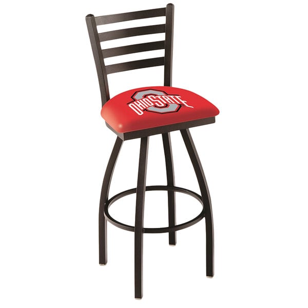 Holland Bar Stool L01430OhioSt Ohio State University Swivel Stool with ...