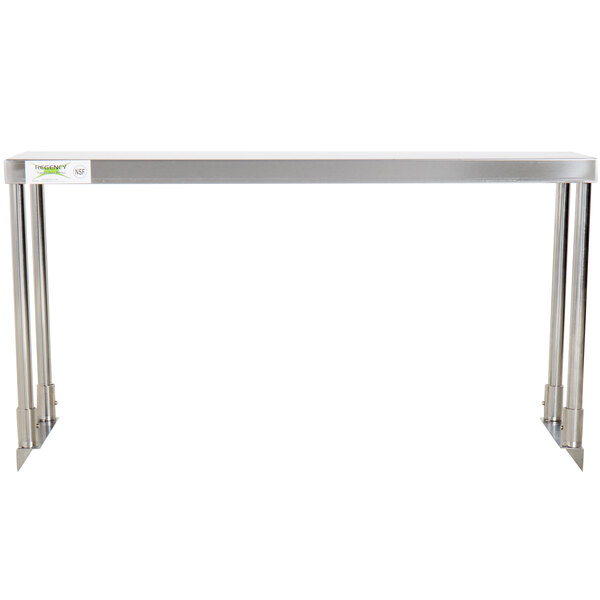 Regency Stainless Steel Single Deck Overshelf - 12" x 36" x 19 1/4"
