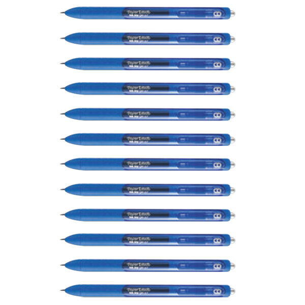 Paper Mate 1951721 InkJoy Blue Ink with Blue Barrel 0.7mm Retractable ...