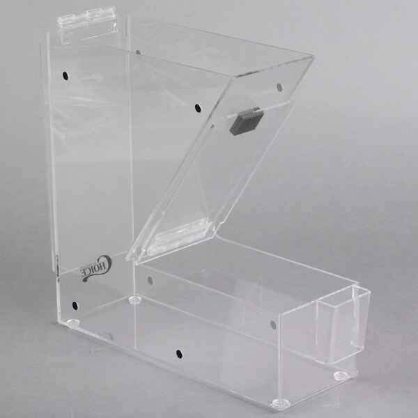 Choice Stackable Candy / Topping Dispenser with Scoop Holster - 11" x 4 ...