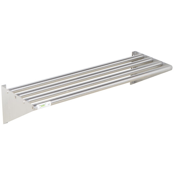 Regency 16" x 48" Stainless Steel Tubular Wall Mounted Shelf