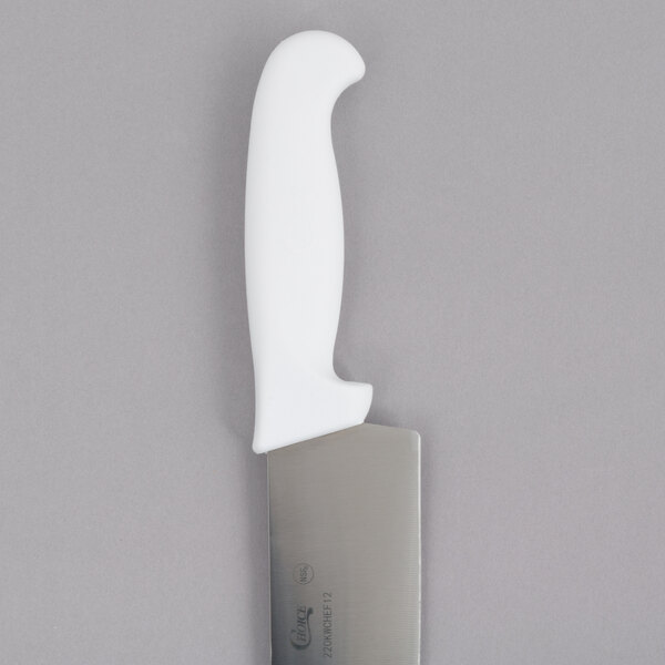 Choice 12" Chef Knife with White Handle