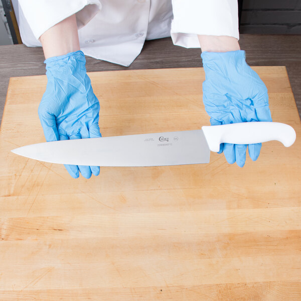 Choice 12" Chef Knife with White Handle