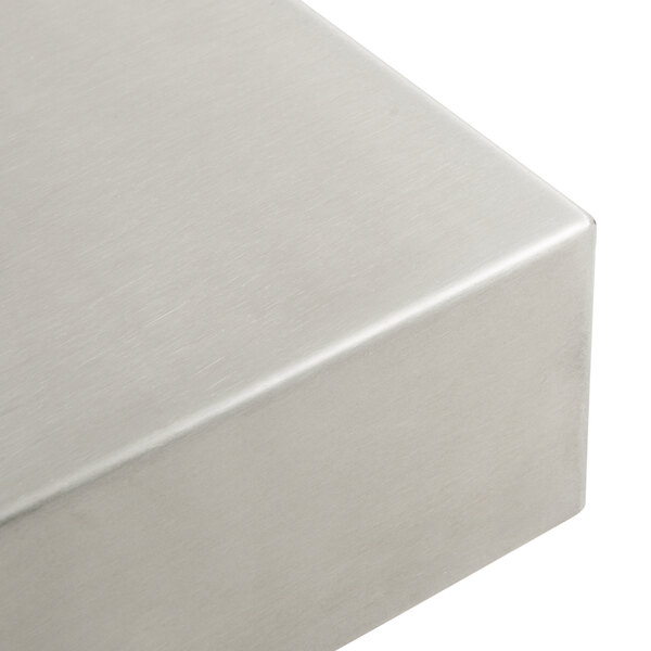 Tablecraft SS4004 5 Qt. 18-8 Stainless Steel Straight Sided Square Bowl ...