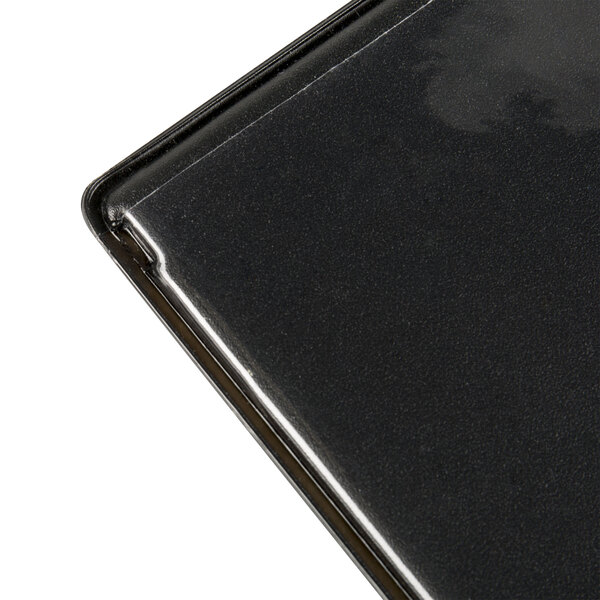 Menu Solutions H500C Hamilton Black 8 1/2" x 11" Single Panel Two View ...