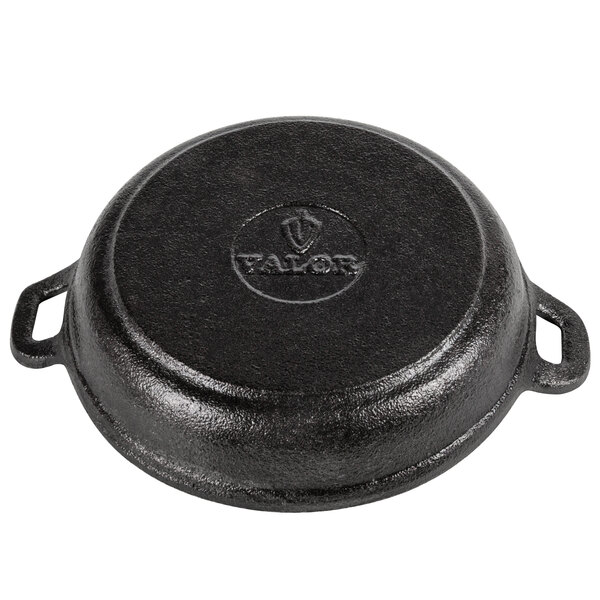 Valor 14 oz. Pre-Seasoned Mini Cast Iron Round Casserole Dish