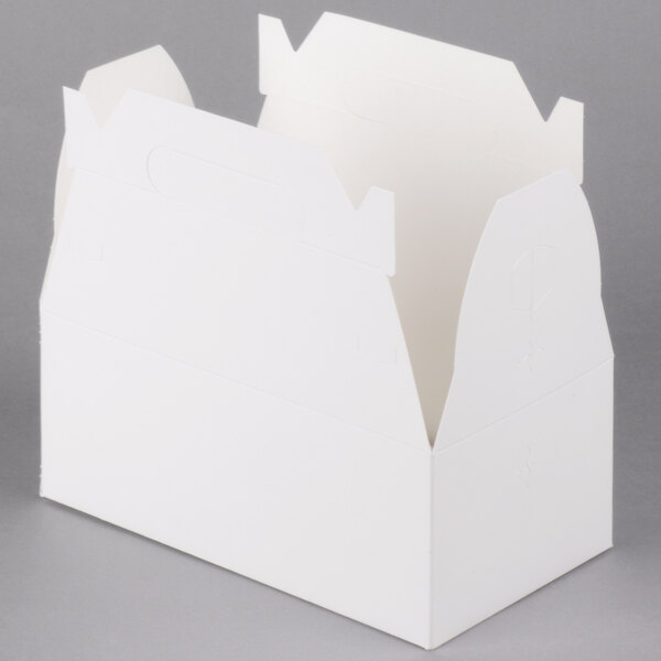 8 7/8" x 5" x 3 1/2" White Barn Take Out Dinner / Chicken Box with ...
