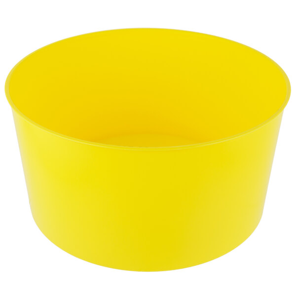 Choice Yellow 3 and 6 Gallon Round Beverage Dispenser Base