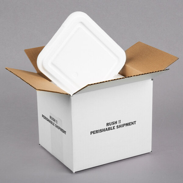 Nordic TL-645K Insulated Shipping Box with Polystyrene Cooler 6 1/4" x ...