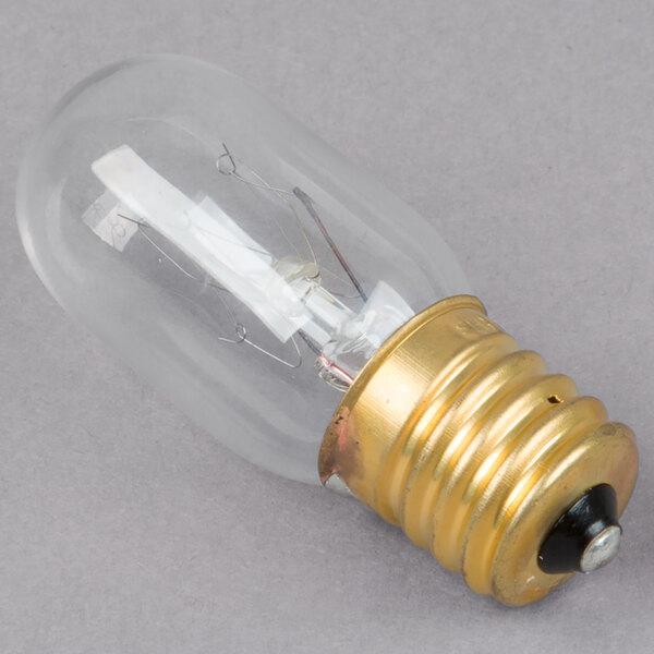 Avantco 17816351 15 Watt Clear Incandescent Indicator Light Bulb (T7)