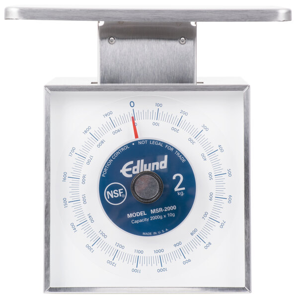 Edlund MSR-2000 OP 2000 Gram Stainless Steel Metric Portion Scale with ...