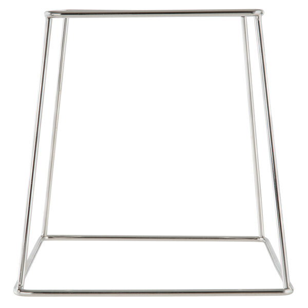 Acopa 9" Square Stainless Steel Metal Display Stand