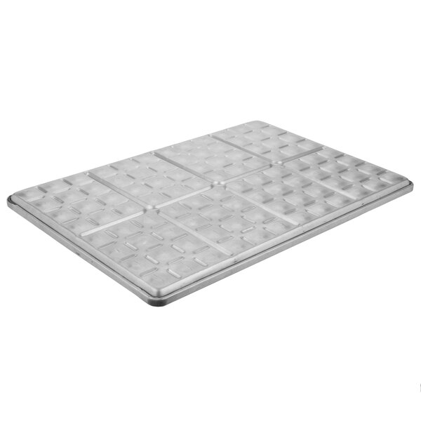 Chicago Metallic 40434 Glazed Aluminized Steel Slider Bun Pan - 96 Mold